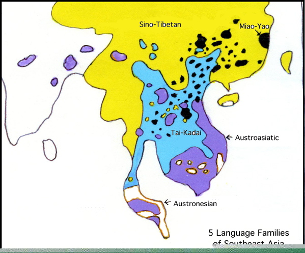 Southeast Asia's Language Families